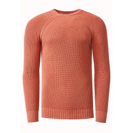 Rusty Neal Verwaschener Strick Pullover im Vintage Look