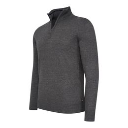 Cappuccino Italia Bergamo Zip Pullover f&uuml;r Herren. Der Pullover besteht aus 50% Baumwolle und 50% Polyester und hat eine normale Passform. Der Pullover hat einen Stehkragen, der je nach Geschmack mit einem Rei&szlig;verschluss ge&ouml;ffnet oder geschlossen werden kann. Marke: Cappuccino ItaliaModellname: Bergamo Zip Pullover (mit Hemdkragen)Kategorie: Pullover f&uuml;r HerrenMaterialien: Baumwolle, AcrylFarbe: a