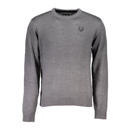 Gianmarco Venturi Grigio Baumwollpullover f&uuml;r Herren