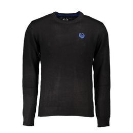 Gianmarco Venturi schwarzer Baumwollpullover f&uuml;r Herren
