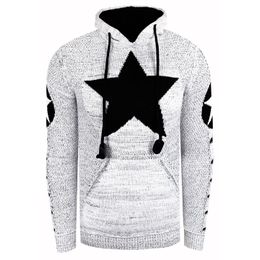 Rusty Neal Grobstrick Comic Kapuzen-Pullover