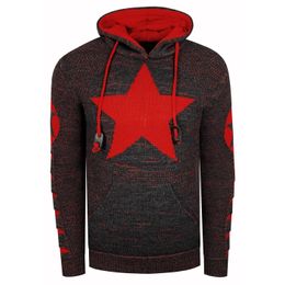 Rusty Neal Grobstrick Comic Kapuzen-Pullover