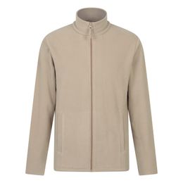 Mountain Warehouse - "Raso" Fleece-Oberteil f&uuml;r Herren, Durchgehender Rei&szlig;verschluss (Naturwei&szlig;)