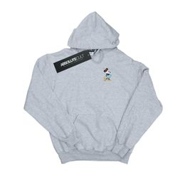 Disney - "Minnie Mouse Kick Chest" Kapuzenpullover f&uuml;r M&auml;dchen (Grau)