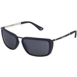 Mattblaue Police-Sonnenbrille