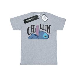 Disney - "Chillin" T-Shirt f&uuml;r M&auml;dchen (Grau)