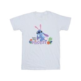 Disney - "Lilo & Stitch Hippity Hop Stitch" T-Shirt f&uuml;r M&auml;dchen (Wei&szlig;)