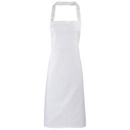 Premier Ladies/Womens Slim Apron (ohne Tasche) (2er-Pack) (Wei&szlig;)