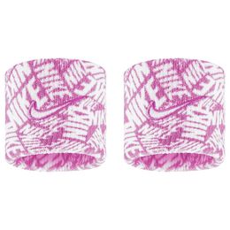 Nike - "Classic" Armband, Dri-FIT, Swoosh (Pink/Wei&szlig;)