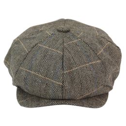 Herren Peaky Blinders Fischgr&auml;tenm&uuml;tze