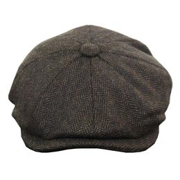 Herren Peaky Blinders Tweed Gatsby Hut