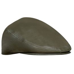 Peaky Blinders Newsboy-Flachhut aus Leder f&uuml;r Herren