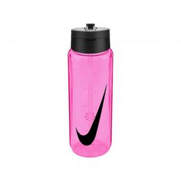 Nike - "Renew Recharge" Strohflasche, Trinkhalm, 700ml (Pink/Schwarz)