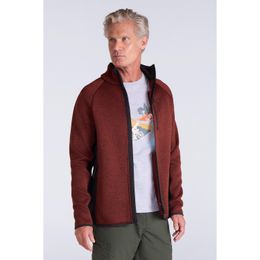 Mountain Warehouse - "Treston" Fleecejacke Durchgehender Rei&szlig;verschluss f&uuml;r Herren (Rostfarben)