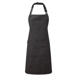 Premier Adults Unisex Annex Bib Apron (Schwarz)