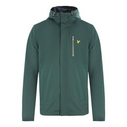 Lyle & Scott Lyle & Scott Gr&uuml;ne Jacke mit gebogenem Saum und Kapuze
