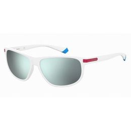 Polaroid Wei&szlig;e Sonnenbrille aus anderen Fasern