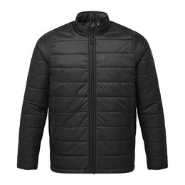 Premier Mens Recyclight Gepolsterte Jacke (Schwarz)