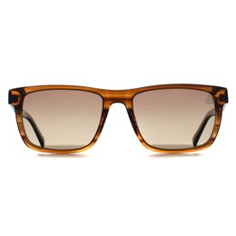 Timberland Rectangle Mens Striped Brown Horn Brown TB00020