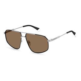 Polaroid Zweifarbige Edelstahl-Sonnenbrille