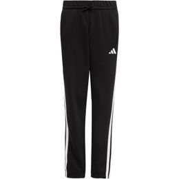 Adidas 3S Trainingshose Kinder - Gr&ouml;&szlig;e 140 - schwarz