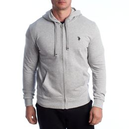 U.S. Polo Assn. Herren Kapuzenpullover mit Rei&szlig;verschluss 67931