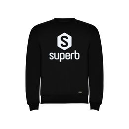 Super B Hexawhite 6020 Langarm-Sweatshirt mit Rundhalsausschnitt f&uuml;r M&auml;nner