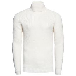 Rusty Neal Grobstrick Slim Fit Rollkragen-Pullover