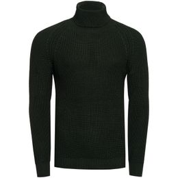 Rusty Neal Grobstrick Slim Fit Rollkragen-Pullover