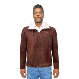 Herren-Harrington-Bomberjacke aus Schafsleder-Luanda