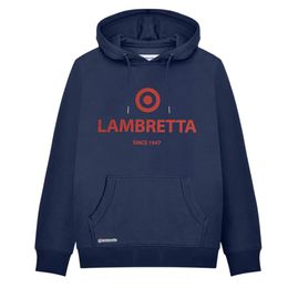 Lambretta - "Target" Kapuzenpullover f&uuml;r Herren (Dunkel-Marineblau)