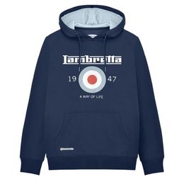 Lambretta - "AW24" Kapuzenpullover f&uuml;r Herren (Marineblau)