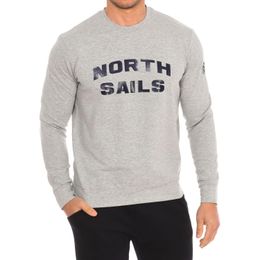 North Sails Langarm Sweatshirt mit Rundhalsausschnitt 9024170 Herren