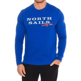 North Sails Lang&auml;rmeliges Sweatshirt mit Rundhalsausschnitt 9022970 Herren