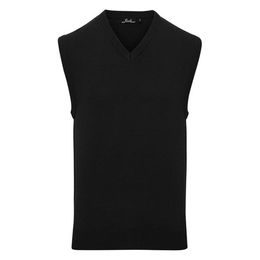 Premier - Pullover-Weste f&uuml;r Herren &Auml;rmellos (Schwarz)