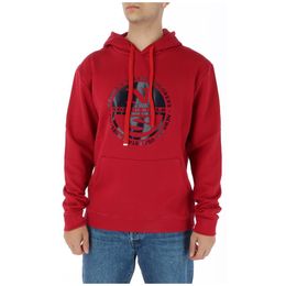 North Sails Logo Hoodie Rot