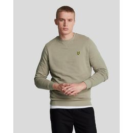 Lyle & Scott Lyle & Scott Branded Sage Uniform Green Pullover-Sweatshirt