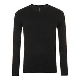 SOLS Herren Glory V-Ausschnitt Pullover (Schwarz)
