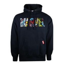 MARVEL - Kapuzenpullover Logo f&uuml;r Herren (Marineblau)