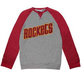 Mitchell & Ness Mitchell & Ness Houston Rockets NBA Turf Fleece Crew Herren -Pullover