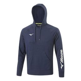 Mizuno - Kapuzenpullover f&uuml;r Herren, Frottee (Marine)