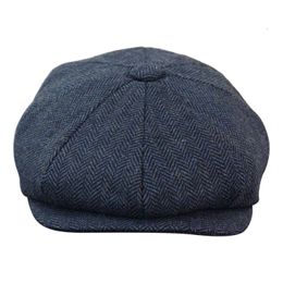 Herren Peaky Blinders Tweed Gatsby Hut
