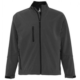 SOLS Mens Relax Soft Shell Jacket (atmungsaktiv, winddicht und wasserabweisend) (Charcoal)