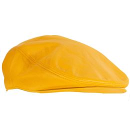 Peaky Blinders Newsboy-Flachhut aus Leder f&uuml;r Herren