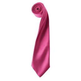 Premier - "Colours Collection" Krawatte (Leuchtend Pink)