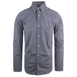 Eden Park Paris Vichy Herren Oxford-Hemd in Blau