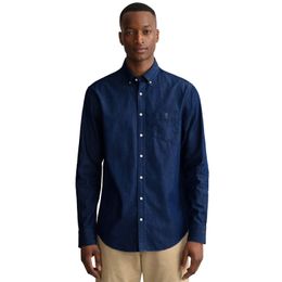 Enzo | Herren Regular Fit Denim Hemd