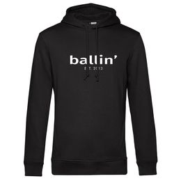 Basic Hoodie von Ballin Est. 2013 in der farbe Schwarz und in gr&ouml;&szlig;e XXL.
