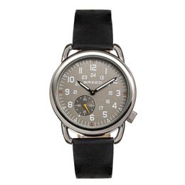 Breed Regulator Lederarmbanduhr mit Sekundenzifferblatt