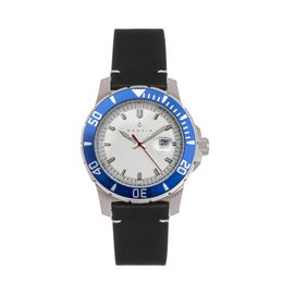 Montre Nautis Dive Pro 200 avec bracelet en cuir et date